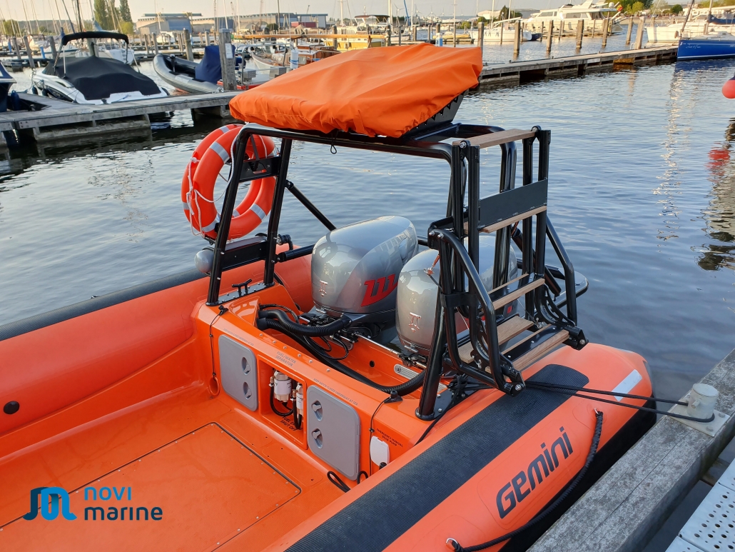 Professionele cabin RIB huren: GEMINI WR880 ‘Parow’ - novi-marine